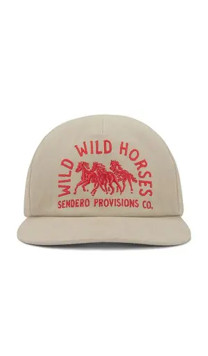 SENDERO PROVISIONS CO. Wild Horses Cap - Cream