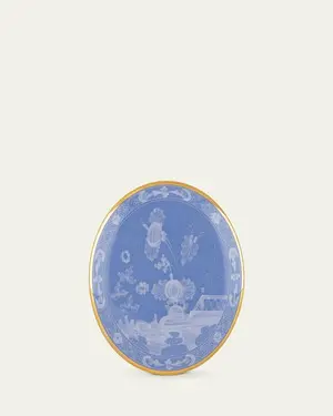 GINORI 1735 Oriente Italiano Pervinca Round Trinket Box With Cover