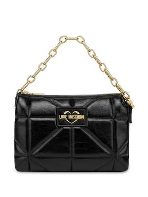 Moschino Textured Cross Body Bags