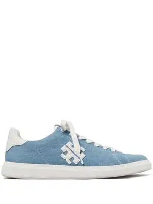 Tory Burch Double T Howell Court Sneakers - Blue