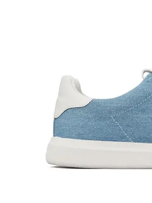Tory Burch Double T Howell Court Sneakers - Blue
