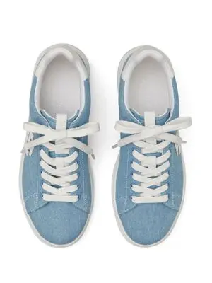 Tory Burch Double T Howell Court Sneakers - Blue