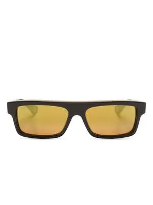 Gucci Rectangle Frame Sunglasses - Brown