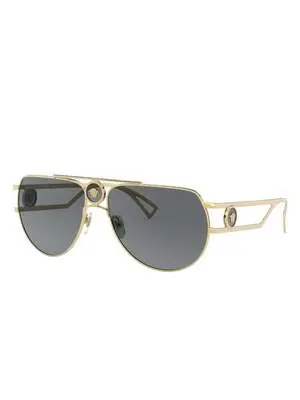 Versace Medusa Head Pilot-frame Sunglasses