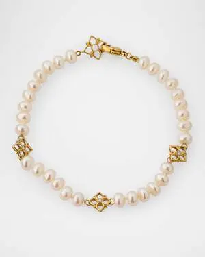 Stephen Dweck And Diamond Bracelet - Pearl