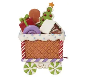 JIM SHORE Gingerbread Train Car Figurine