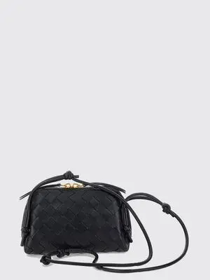 Bottega Veneta Intrecciato Mini Crossbody Bag - Black