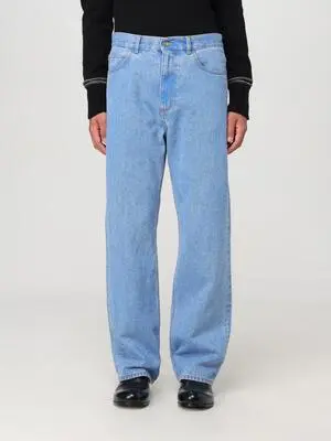 Marni Relaxed Fit Light Wash Jeans - Denim