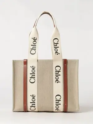 Chloé Chloé Woody Tote Bag Brown