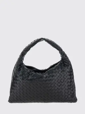 Bottega Veneta Hop Woven Leather Bag - Black