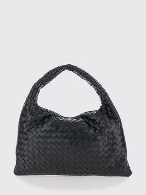 Bottega Veneta Woven Leather Shoulder Bag - Black
