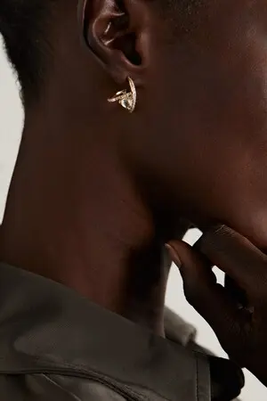 Mateo 14-karat Amethyst And Diamond Earrings