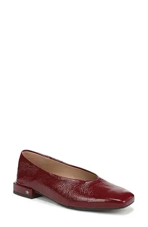 Sam Edelman Kasey Square Toe Pumps - French Merlot