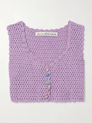 Alix Of Bohemia Ludi Cropped Top