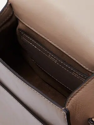 Chloé Marcie Mini Textured-leather Shoulder Bag