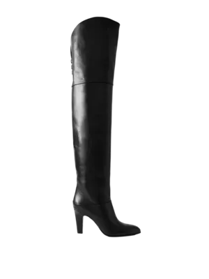 Chloé Eve Leather Over-the-knee Boots - Black