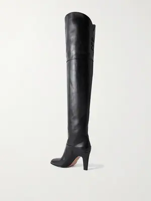 Chloé Eve Leather Over-the-knee Boots - Black