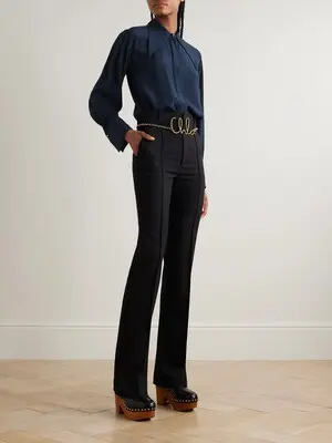Chloé Silk Crepe De Chine Shirt