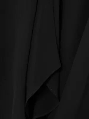 Chloé Asymmetric Layered Pleated Silk-georgette Midi Skirt