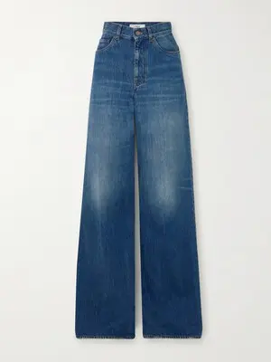 Chloé High-rise Wide-leg Jeans - Blue