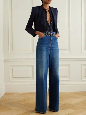 Chloé High-rise Wide-leg Jeans - Blue