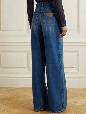 Chloé High-rise Wide-leg Jeans - Blue