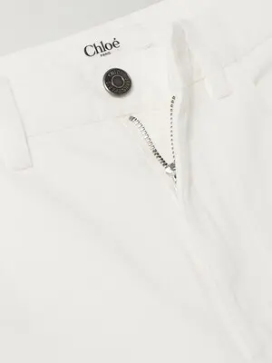 Chloé Cropped High-rise Straight-leg Jeans