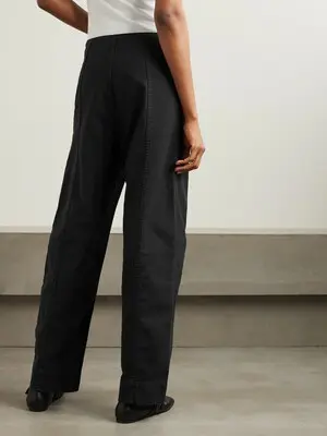 FRAME Utility Barrel Cotton-canvas Pants