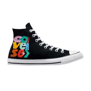 CONVERSE Chuck Taylor All Star High 'smiley Floral Print - Black