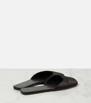 THE ROW Milla Satin Slides