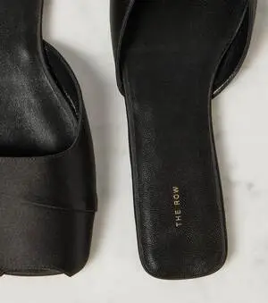 THE ROW Milla Satin Slides
