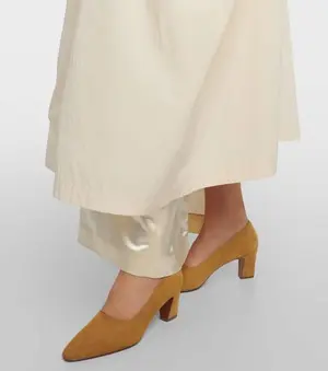 THE ROW Marta 65 Suede Pumps