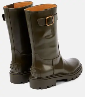 TOD'S Leather Biker Boots