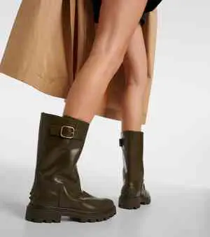 TOD'S Leather Biker Boots
