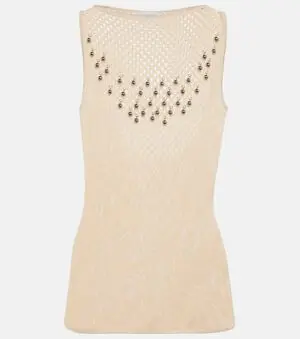 Rabanne Embellished Tank Top