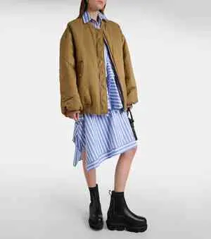 Sacai Leather Chelsea Boots