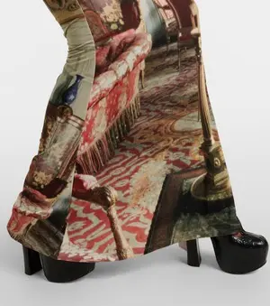 VIVIENNE WESTWOOD Saloon Printed Maxi Dress