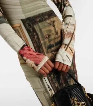 VIVIENNE WESTWOOD Saloon Printed Maxi Dress