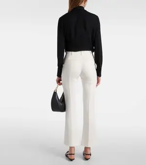 Valentino Garavani Cady Couture Flared Pants - Red