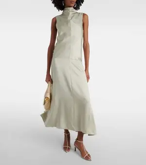 JIL SANDER Draped Maxi Dress