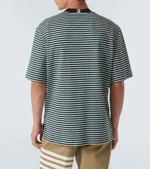Thom Browne Striped Oversized Cotton T-shirt