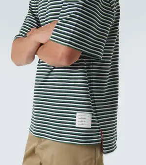 Thom Browne Striped Oversized Cotton T-shirt