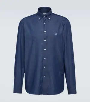 Etro Logo Denim Shirt