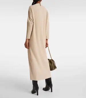 Max Mara Turtleneck Midi Dress