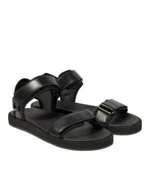 THE ROW Hook-and-loop Leather Sandals
