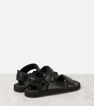THE ROW Hook-and-loop Leather Sandals