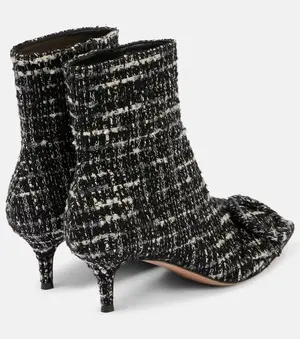 GIANVITO ROSSI Bouclé Ankle Boots