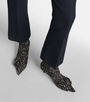 GIANVITO ROSSI Bouclé Ankle Boots