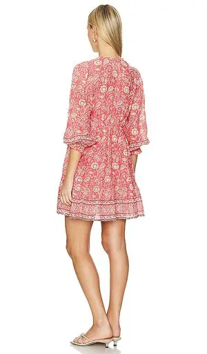 Velvet By Graham & Spencer Mary Mini Dress In Rouge - 70% Off