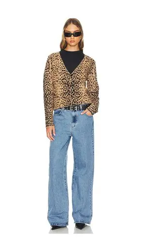 JADED LONDON Chuck Cardigan - Leopard | Editorialist